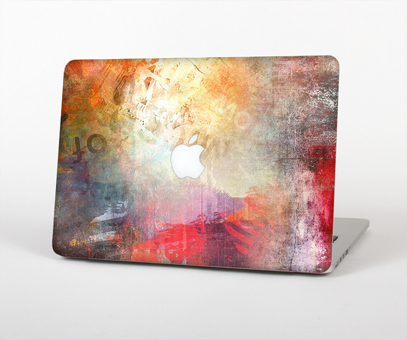 The Grungy Colorful Faded Paint Skin Set for the Apple MacBook Pro 15 ...