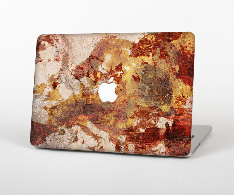 The Grungy Red Panel V3 Skin Set for the Apple MacBook Air 13 ...