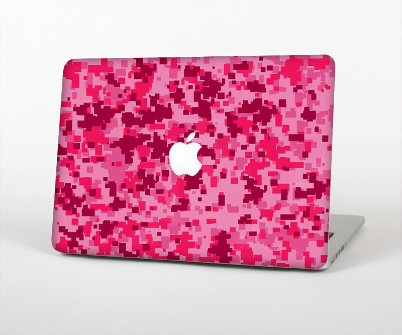 The Hot Pink Digital Camouflage Skin Set for the Apple MacBook Pro 15 ...
