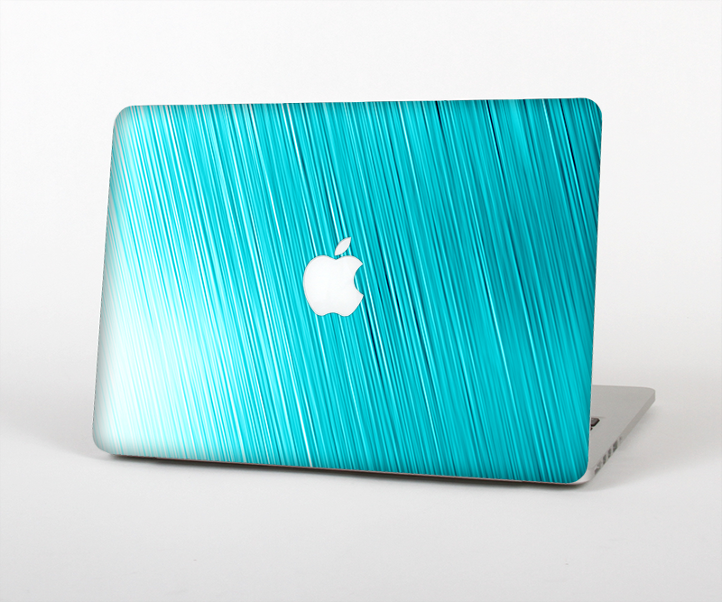 The Light Blue Slanted Streaks Skin Set for the Apple MacBook Pro 15 ...