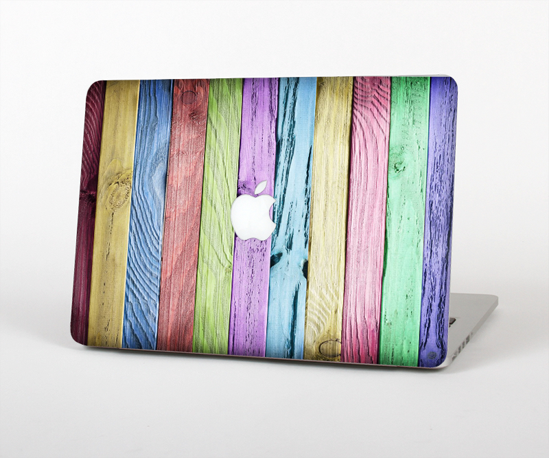 The Light Color Planks Skin Set for the Apple MacBook Pro 15" with Ret ...