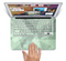 The Light Green with Translucent Shapes Skin Set for the Apple MacBook ...