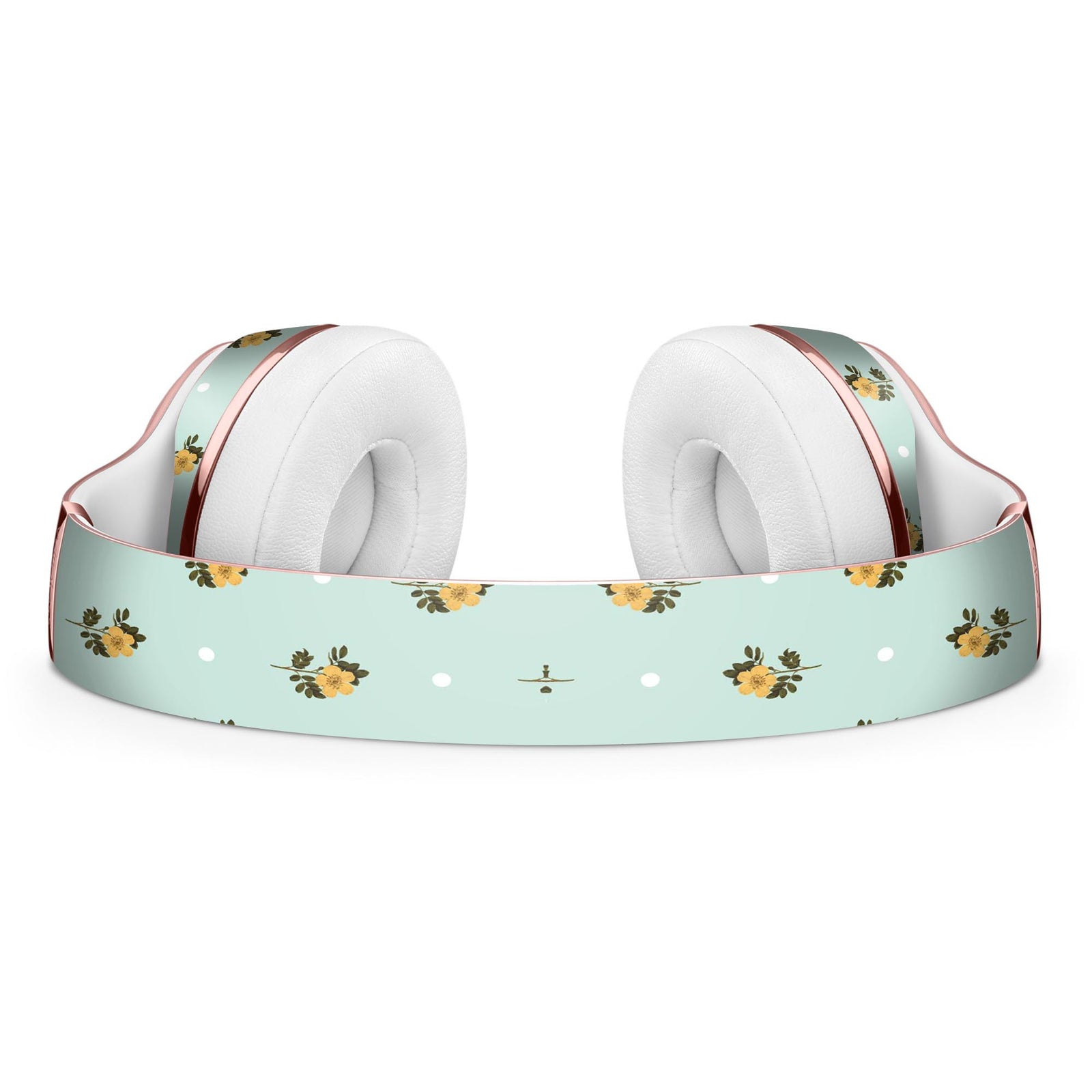 The Micro Daisy and Mint Polka Dot Pattern Full-Body Skin Kit for the ...