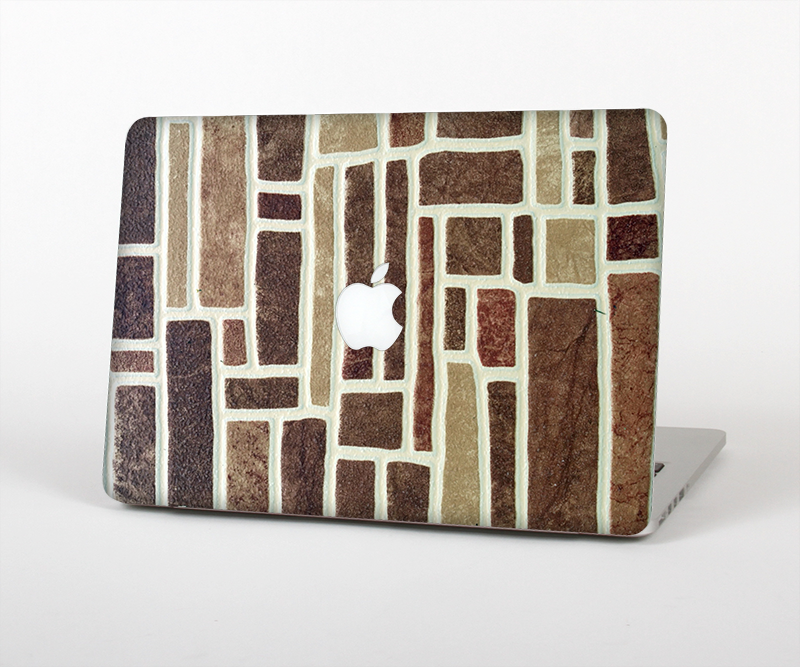 The Multicolored Stone Wall V4 Skin Set for the Apple MacBook Pro 15 ...