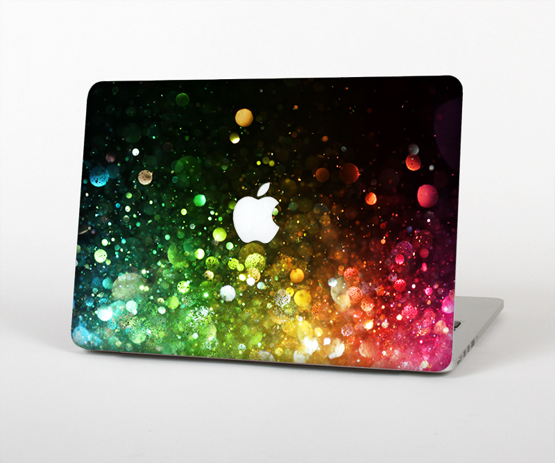 The Neon Glowing Grunge Drops Skin Set for the Apple MacBook Pro 15" w ...