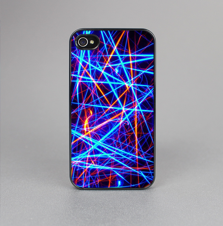 The Neon Glowing Strobe Lights Skin-Sert for the Apple iPhone 4-4s Ski ...