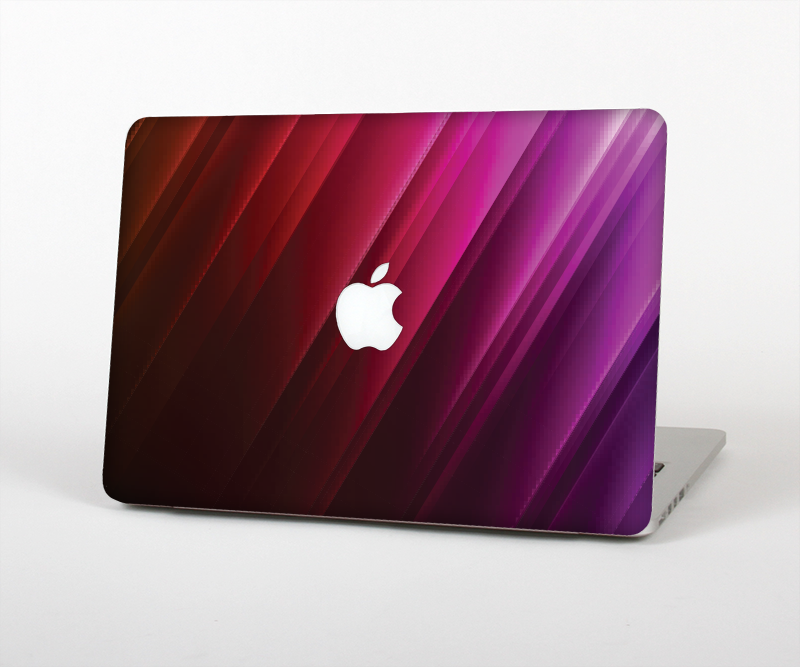 The Neon Slanted HD Strands Skin Set for the Apple MacBook Pro 15" wit ...