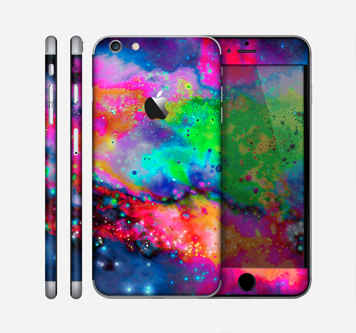 The Neon Splatter Universe Skin for the Apple iPhone 6 Plus – DesignSkinz