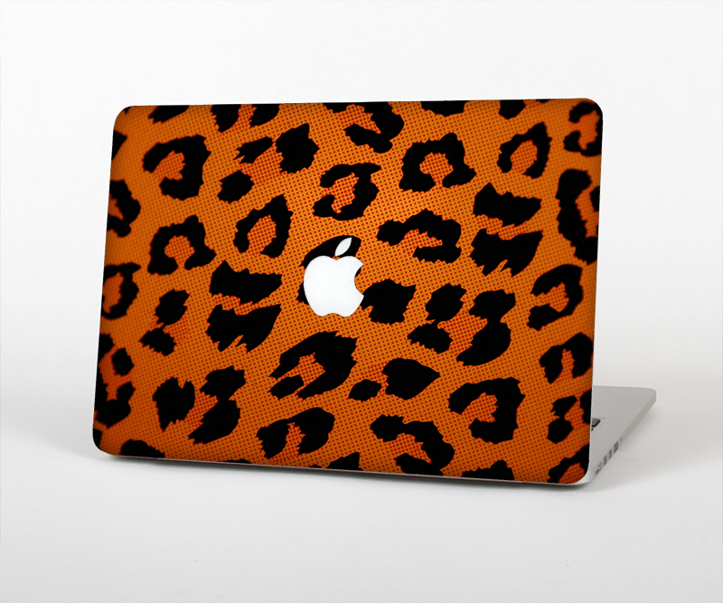The Orange Vector Animal Print Skin Set for the Apple MacBook Pro 15 ...
