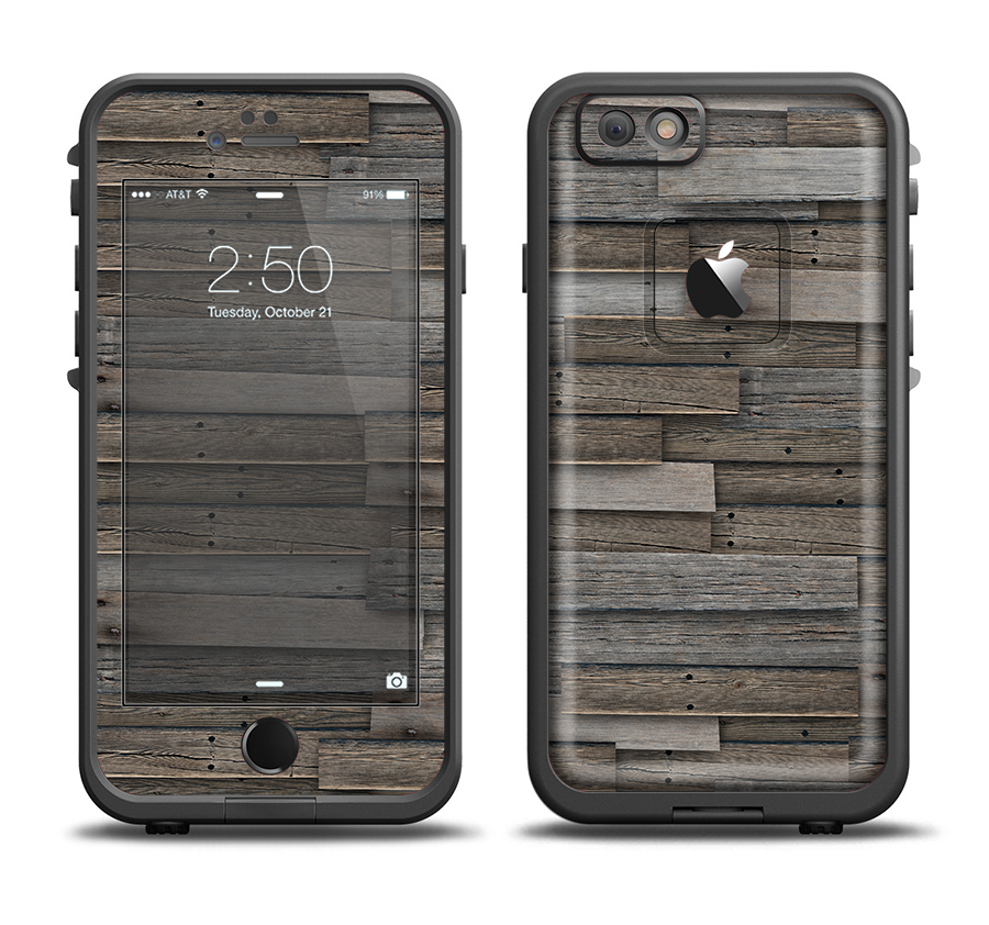 the overlapping aged planks Apple iPhone 6/6s Plus LifeProof Fre Case ...