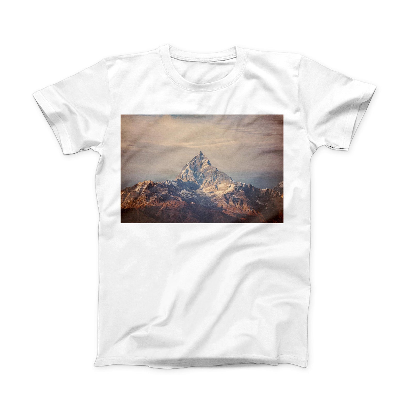 The Paramountain Top ink-Fuzed Front Spot Graphic Unisex Soft-Fitted T ...
