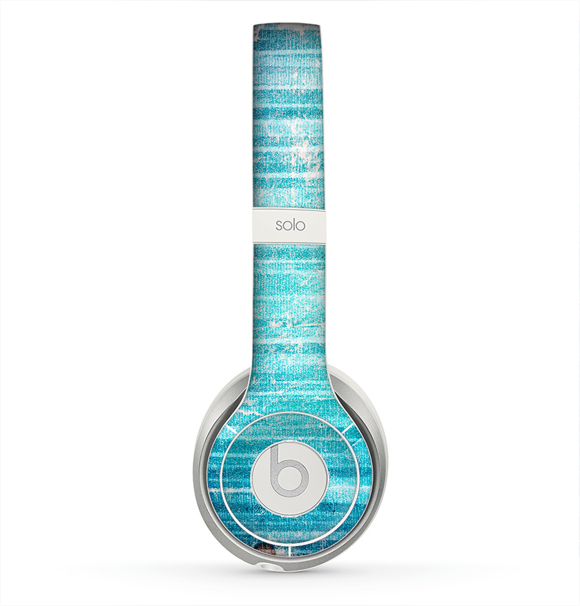 The Patchy Folded Vibrant Blue Paint Skin for the Beats by Dre Solo 2 ...