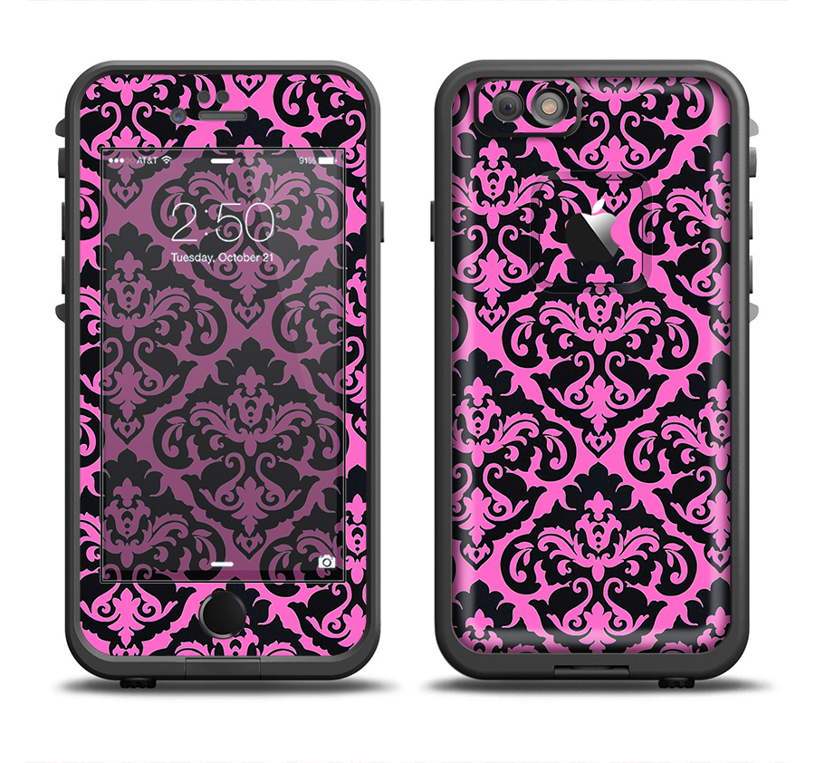the pink black delicate pattern Apple iPhone 6/6s Plus LifeProof Fre ...