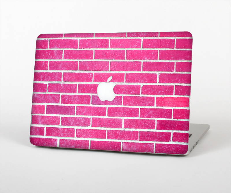 The Pink Brick Wall Skin Set for the Apple MacBook Pro 15" with Retina ...