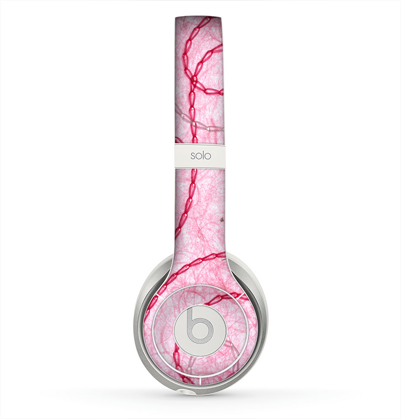 The Pink Chain Stitch Skin for the Beats by Dre Solo 2 Headphones ...