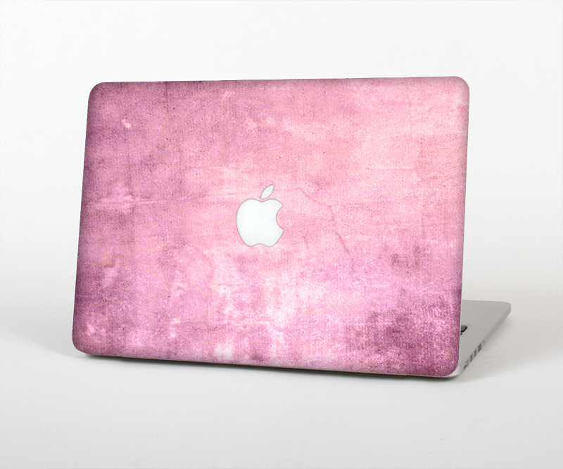 The Pink Grungy Surface Texture Skin Set for the Apple MacBook Pro 15 ...