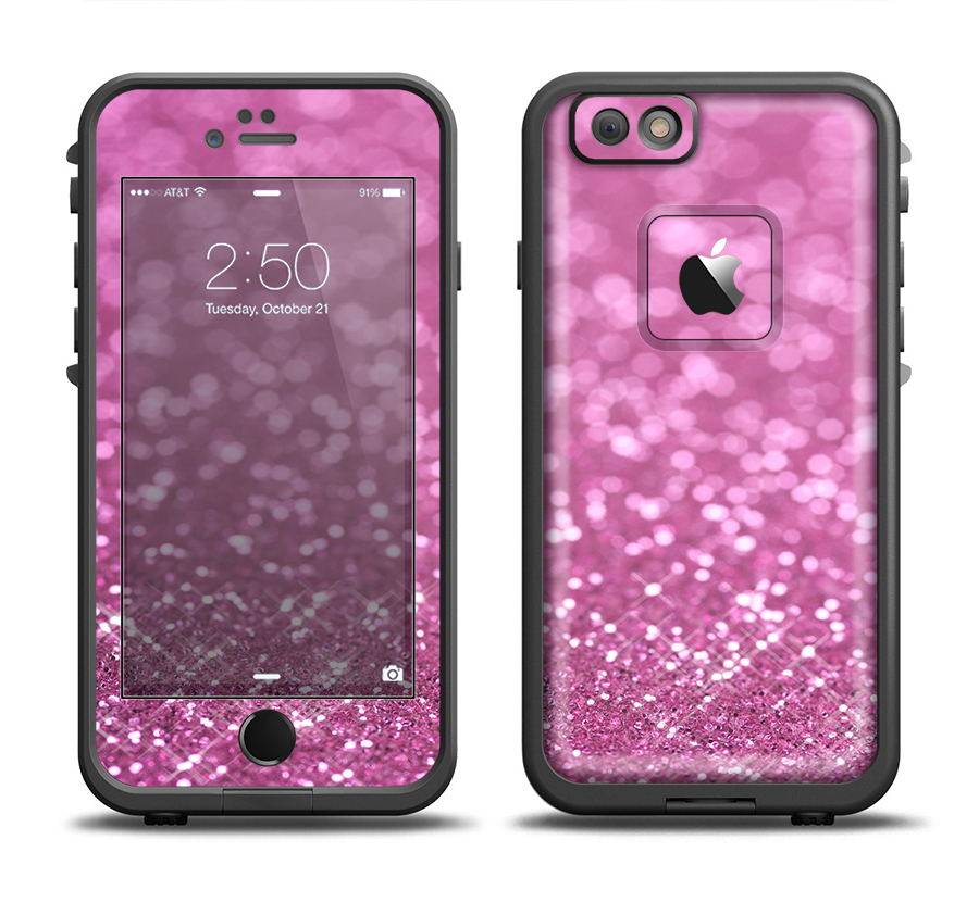 the pink unfocused glimmer Apple iPhone 6/6s Plus LifeProof Fre Case ...