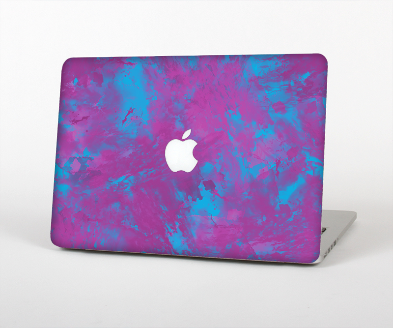 The Purple and Blue Paintburst Skin Set for the Apple MacBook Pro 15 ...