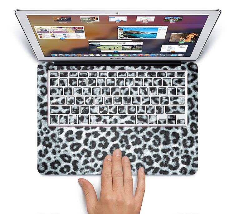 The Real Leopard Animal Print Skin Set for the Apple MacBook Pro 15" w ...