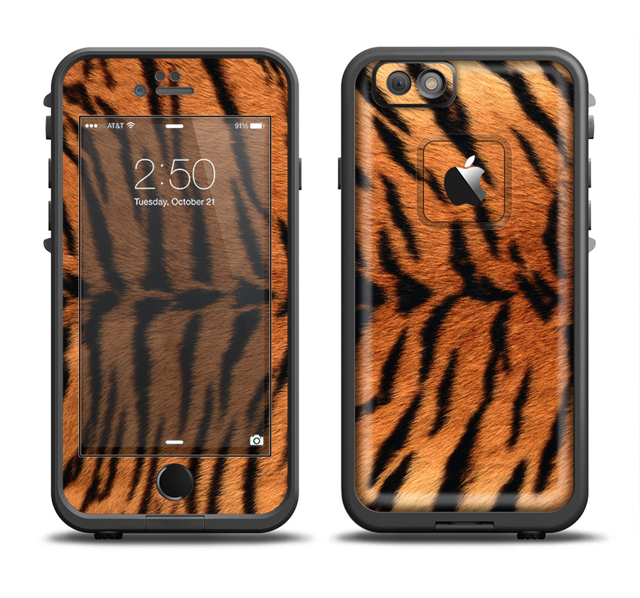 the real tiger print texture Apple iPhone 6/6s Plus LifeProof Fre Case ...
