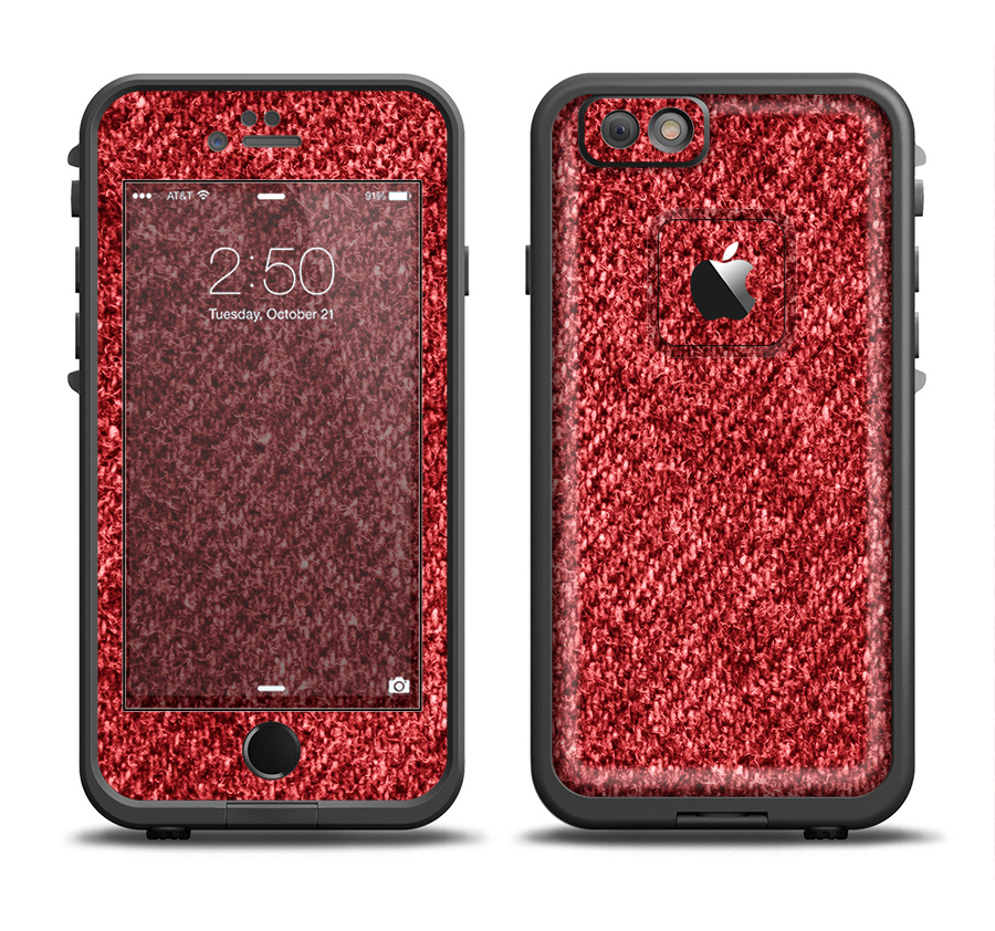 the red fabric Apple iPhone 6/6s Plus LifeProof Fre Case Skin Set ...