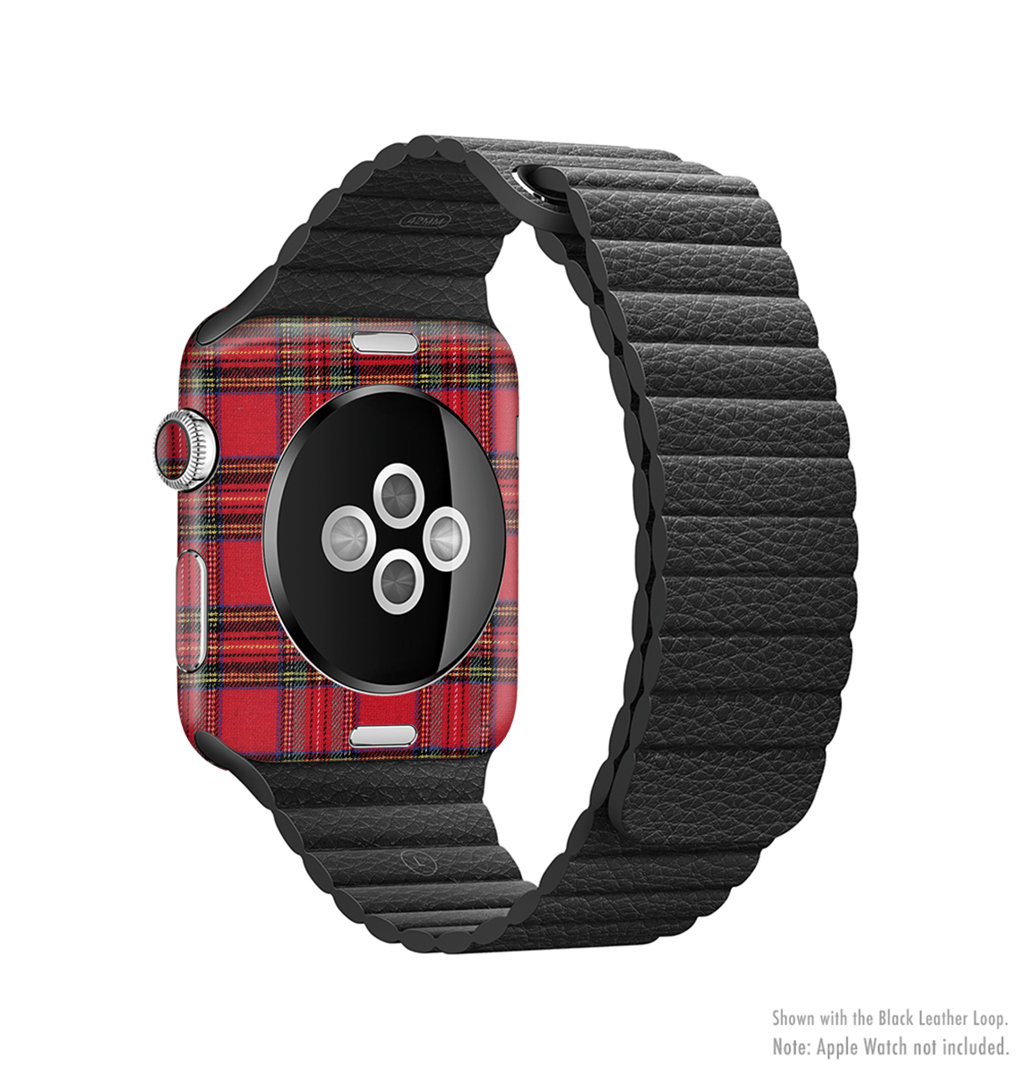 The Red Stuart Tartan Plaid Fabric Pattern Full Body Skin Set for the ...
