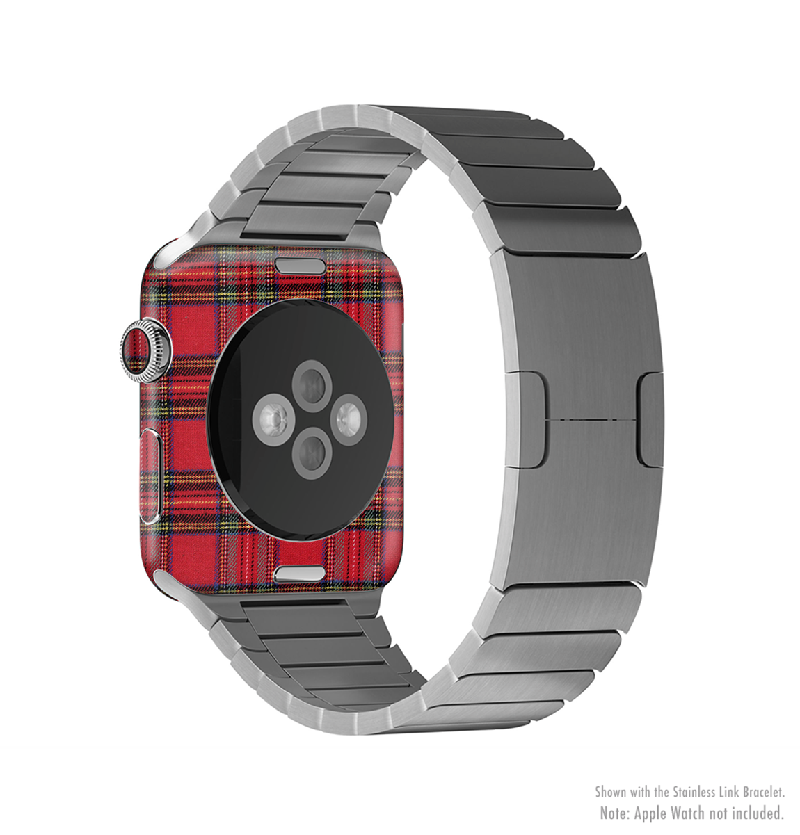 The Red Stuart Tartan Plaid Fabric Pattern Full Body Skin Set for the ...