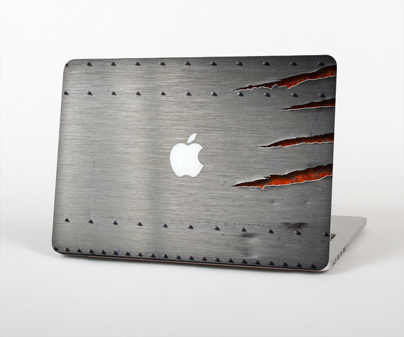 The Ripped Red-Core Metal Skin Set for the Apple MacBook Pro 15" with ...
