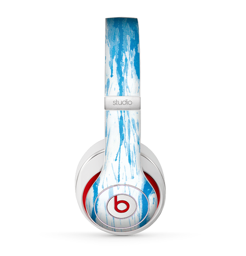 The Running Blue WaterColor Paint Skin for the Beats by Dre Studio (20 ...