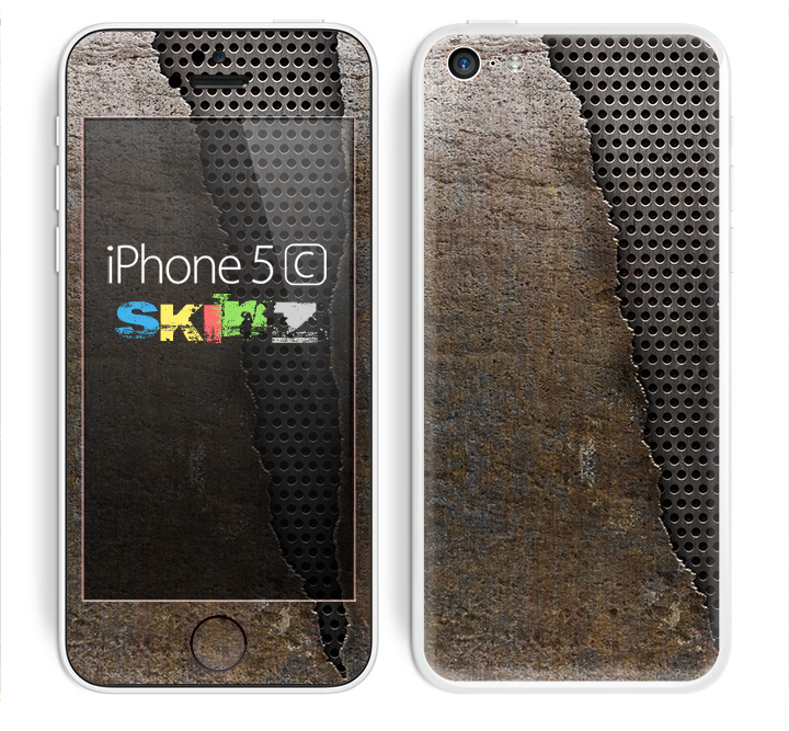 The Rustic Peeled Metal Skin for the Apple iPhone 5c – DesignSkinz