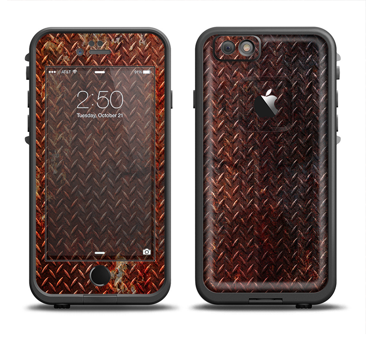 the rusty diamond plate texture Apple iPhone 6/6s Plus LifeProof Fre ...
