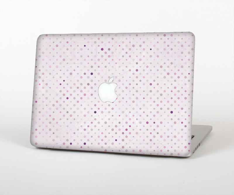 The Small Pink Polkadotted Surface Skin Set for the Apple MacBook Pro ...
