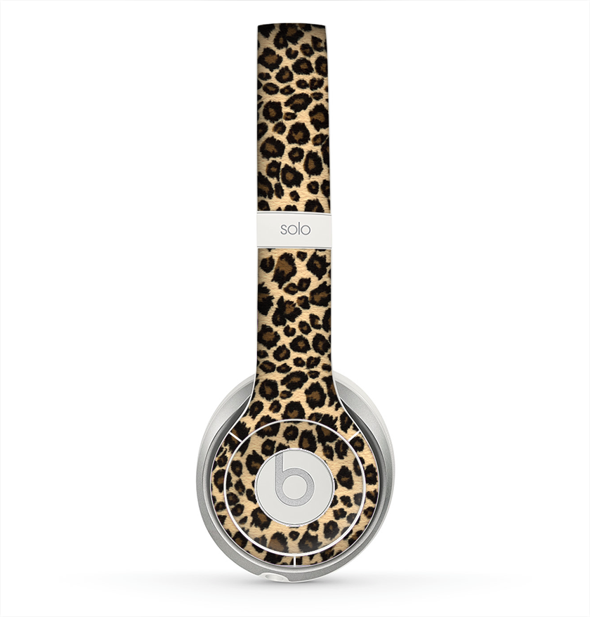 The Small Vector Cheetah Animal Print Skin for the Beats by Dre Solo 2 ...