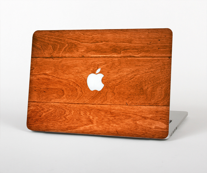 The Solid Cherry Wood Planks Skin Set for the Apple MacBook Pro 15" wi ...