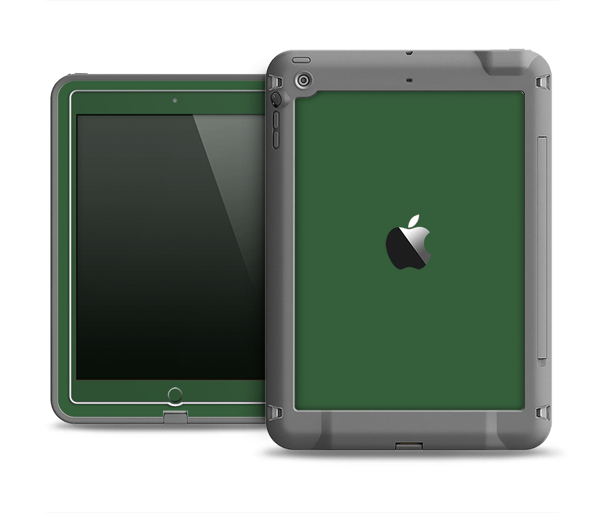 The Solid Hunter Green Apple iPad Air LifeProof Fre Case Skin Set ...