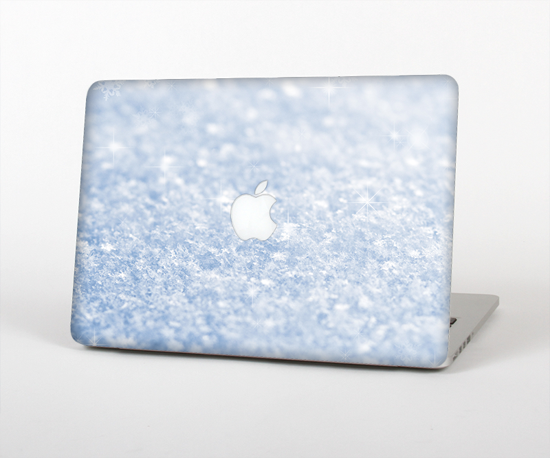 The Sparkly Snow Texture Skin Set for the Apple MacBook Pro 15" with R ...
