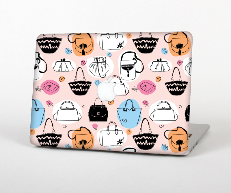 The Subtle Pink And Purses Skin Set for the Apple MacBook Pro 15" with ...