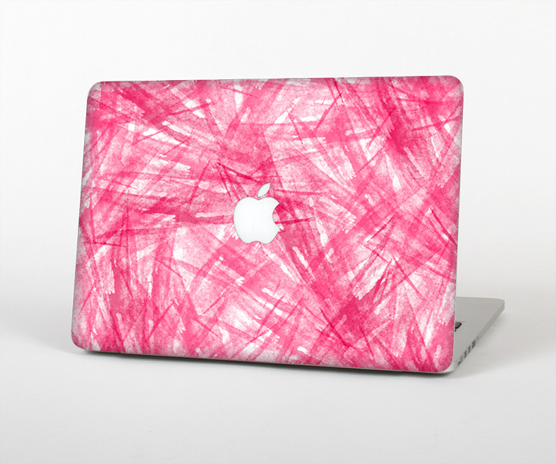 The Subtle Pink Watercolor Strokes Skin Set for the Apple MacBook Pro ...