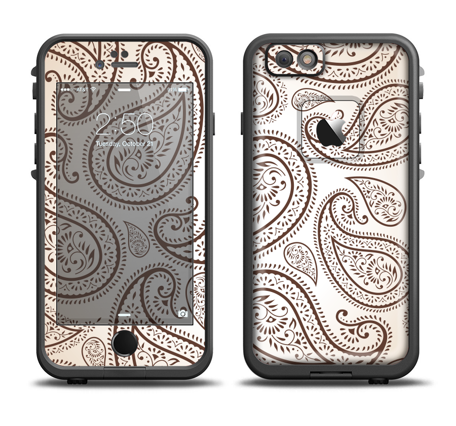 the tan highlighted paisley pattern Apple iPhone 6/6s Plus LifeProof ...