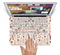The Tan Music Note Pattern Skin Set for the Apple MacBook Pro 15" with ...