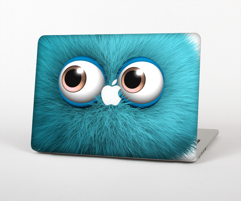 The Teal Fuzzy Wuzzy Skin Set for the Apple MacBook Pro 15" with Retin ...