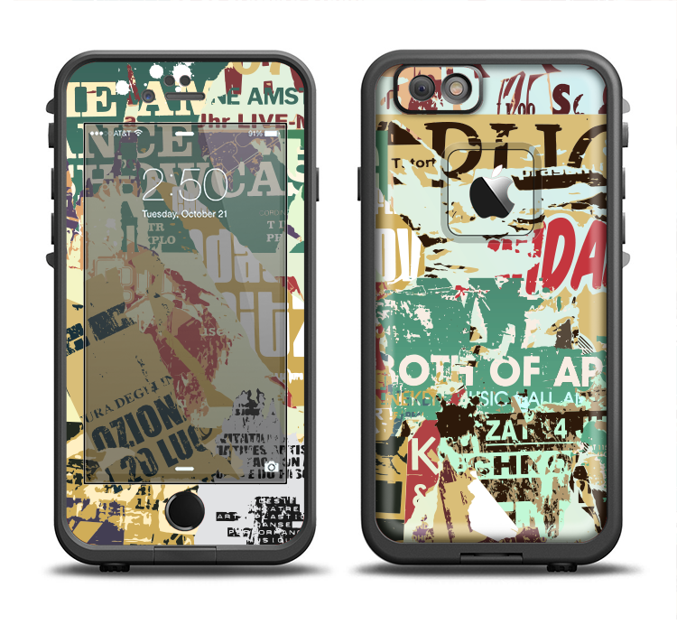 the torn magazine collage Apple iPhone 6/6s Plus LifeProof Fre Case ...
