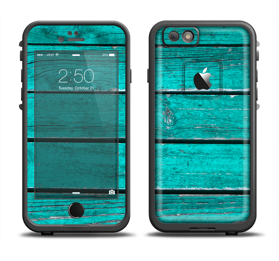 the trendy green washed wood planks Apple iPhone 6/6s Plus LifeProof ...