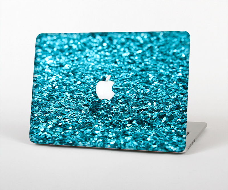 The Turquoise Glimmer Skin Set for the Apple MacBook Pro 15" with Reti ...