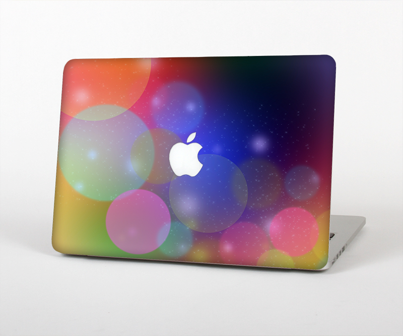 The Unfocused Color Rainbow Bubbles Skin Set for the Apple MacBook Pro ...