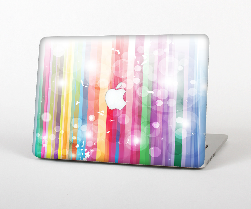 The Unfocused Color Vector Bars Skin Set for the Apple MacBook Pro 15 ...