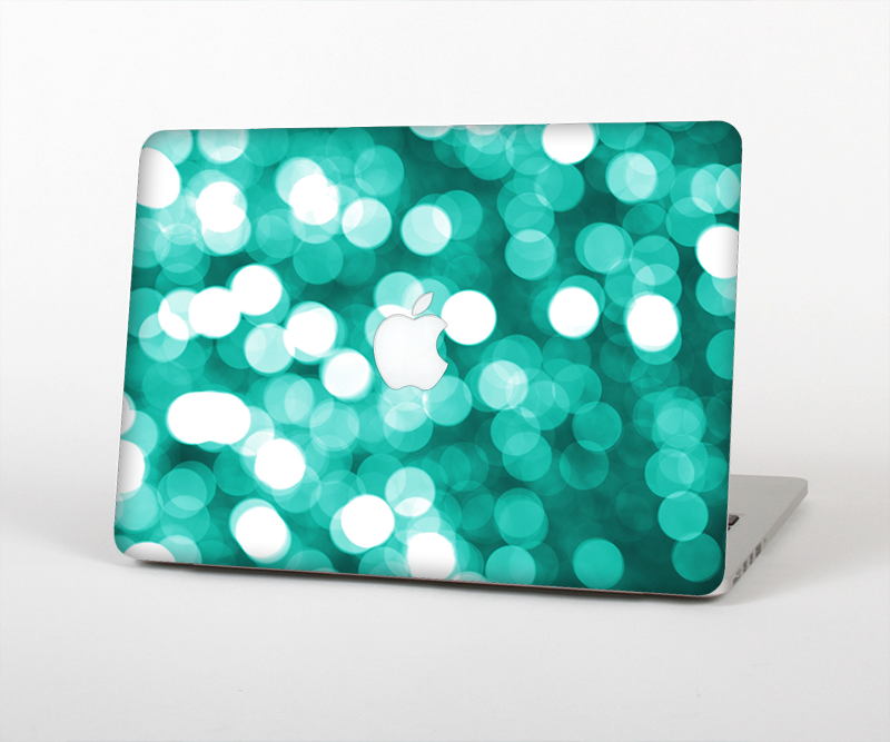 The Unfocused Teal Orbs of Light Skin Set for the Apple MacBook Pro 15 ...