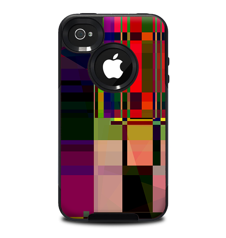 The Various Colorful Intersecting Shapes Skin for the iPhone 4-4s Otte ...