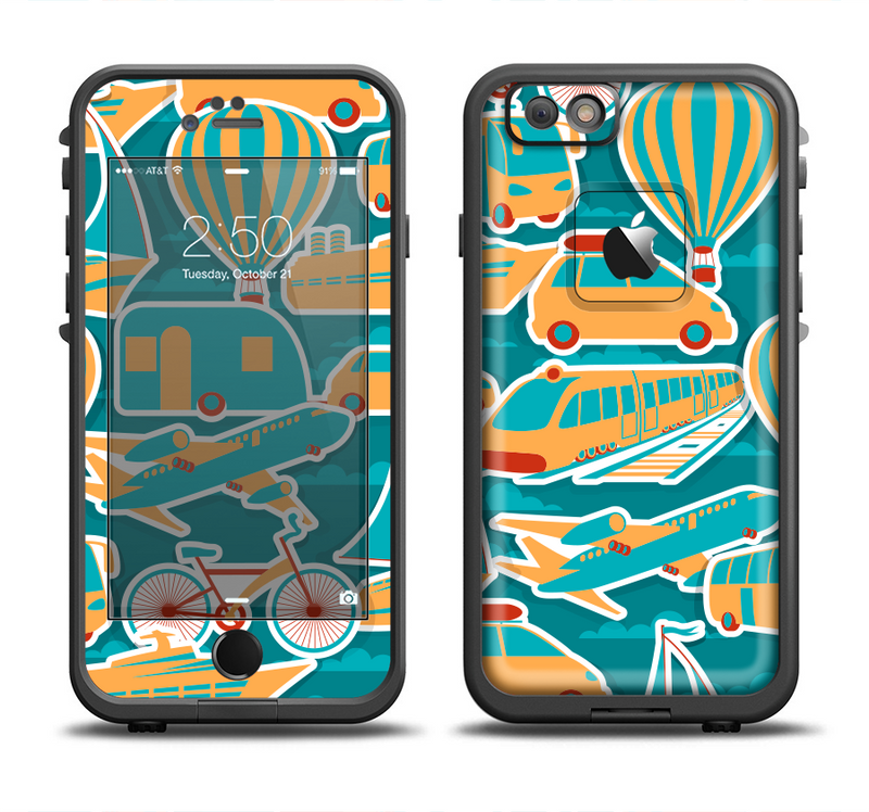 the vector colored transportation clipart Apple iPhone 6/6s Plus ...