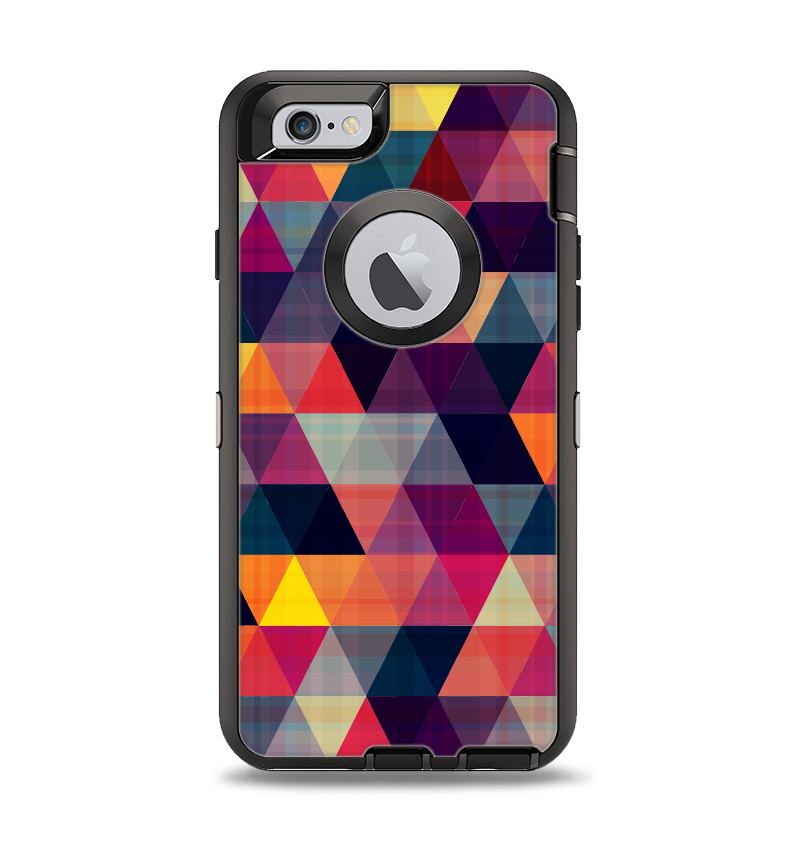 The Vector Triangular Coral & Purple Pattern Apple iPhone 6 Otterbox D ...